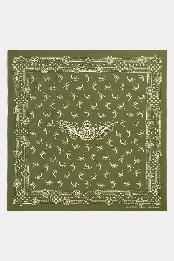 DOUBLE RL Winged-Logo Cotton Bandana – Meridian & Meridian Men